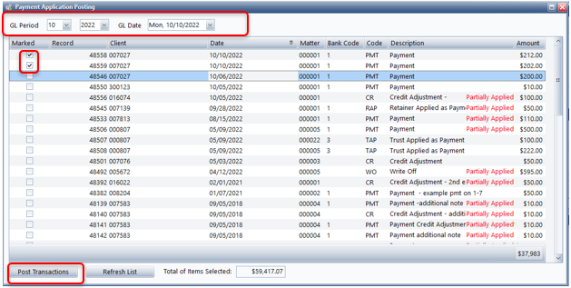 Deposit Transaction Input – Orion Law Management