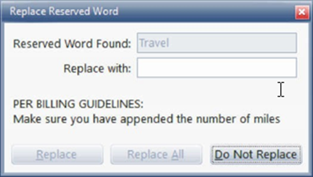 Orion's Reserve Words and Billing Guidelines – Orion Law Management