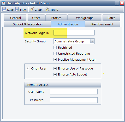 Change a Timekeeper to an Entry ID – Orion Law Management