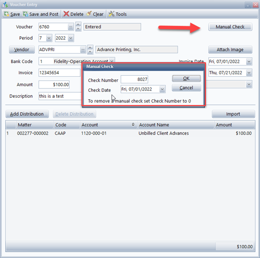 Check Processing – Orion Law Management