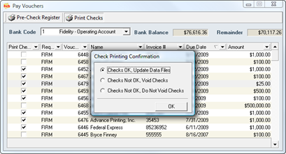 Check Processing – Orion Law Management