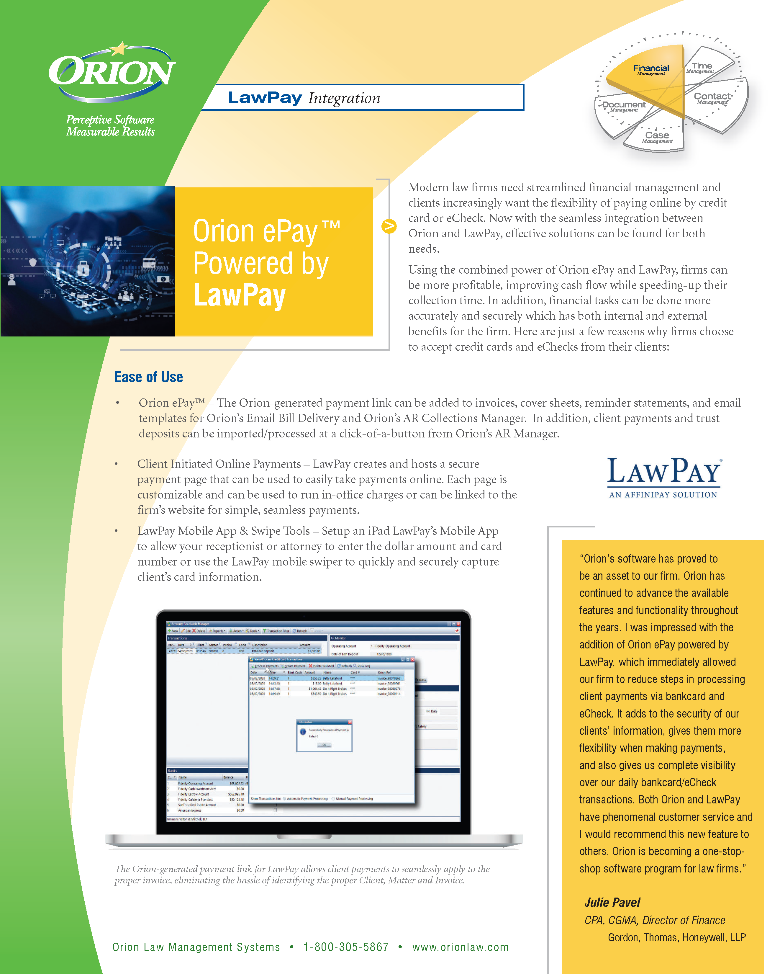 LawPay Advantages – Orion Law Management