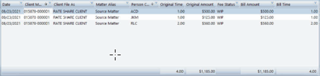 Timekeeper Rate Share – Orion Law Management