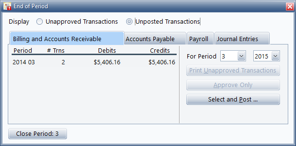 Unable to See Transaction in GL End of Period – Orion Law Management